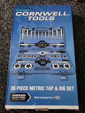 CTG1658A CORNWELL Tools Tap Die Set