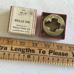 NO-50 WELLS PIPE DIE Nos Tool Od